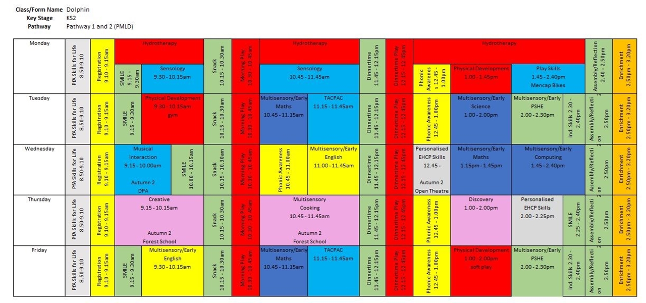 Old Park School - Dolphin Class